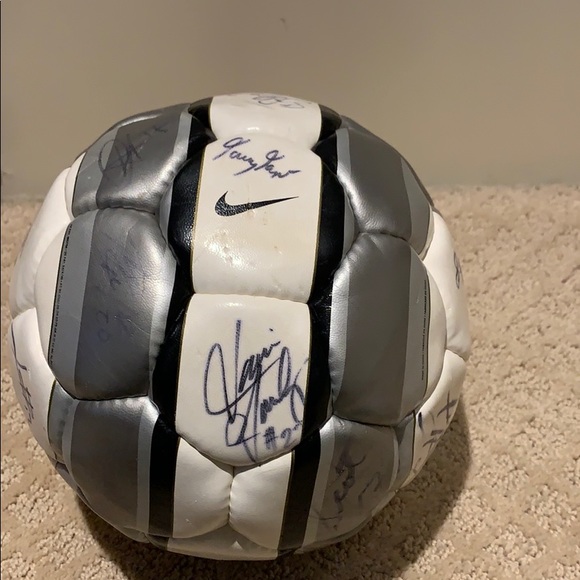 Nike | Accents | Vintage Soccer Ball Signed By Timbers | Poshmark